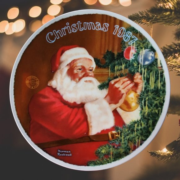 Norman Rockwell | Holiday | Norman Rockwell Fine China 987 Plate | Poshmark